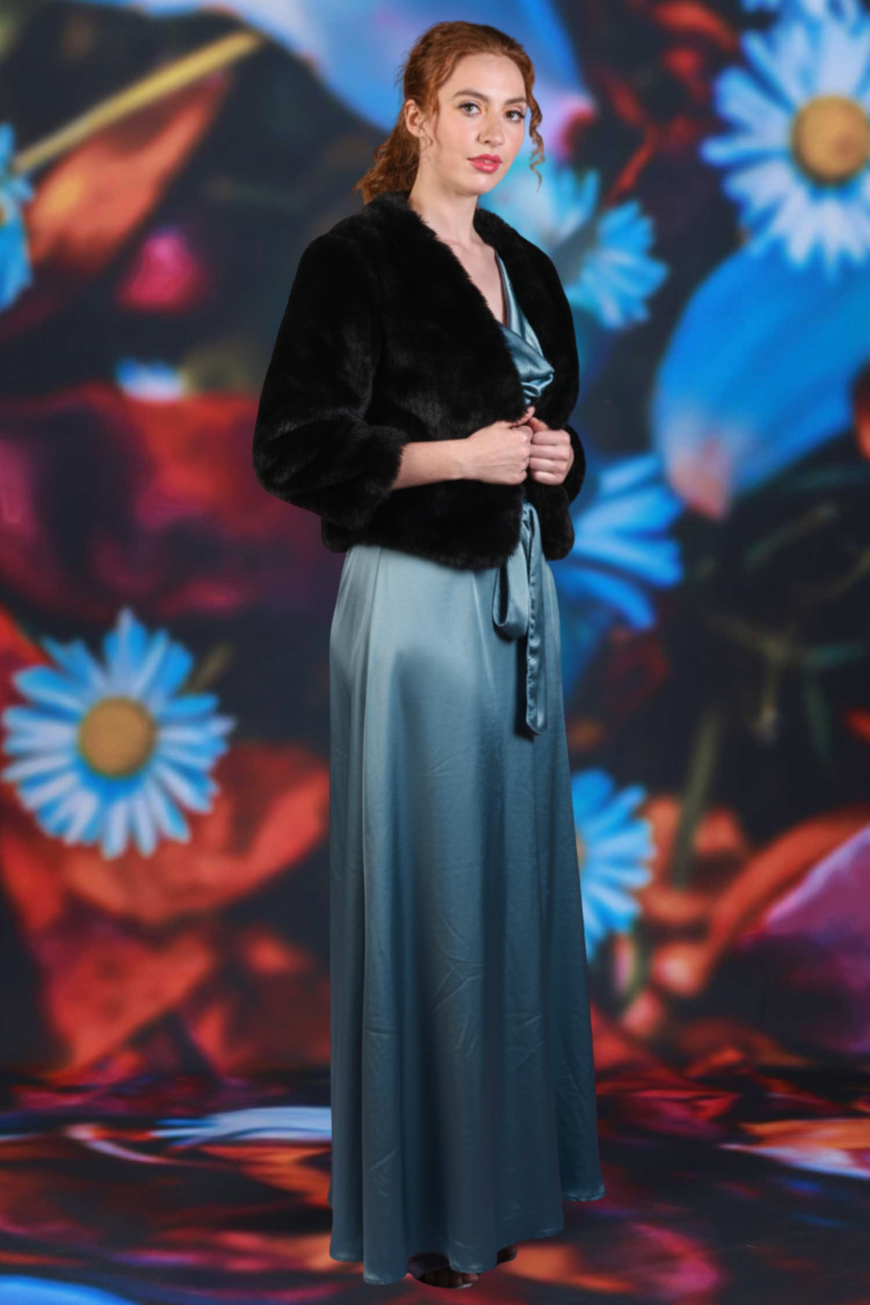 Georgia Dress - Sky | Reversable Ball Gown – Annah Stretton