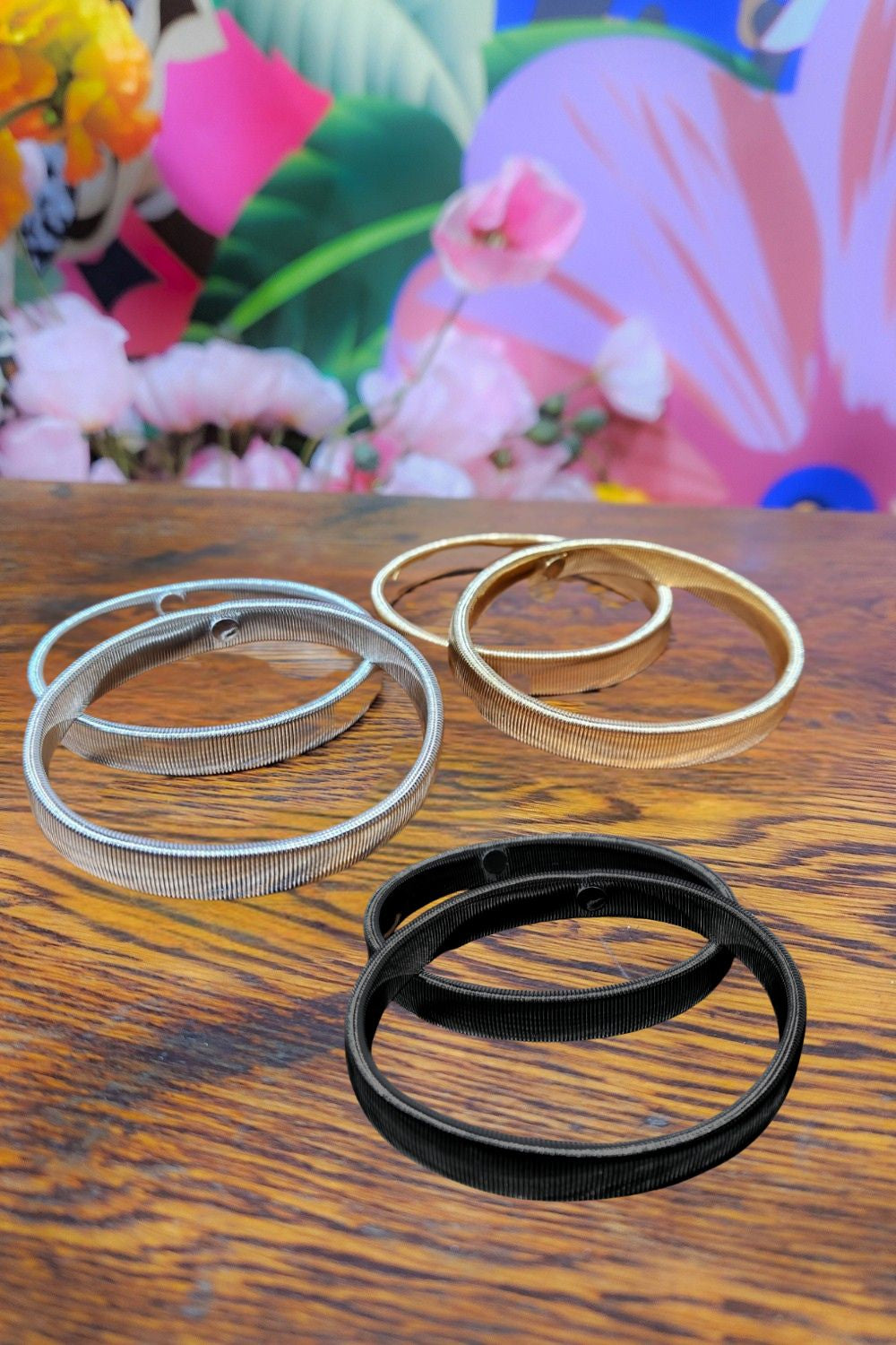 Armbands Metal Pair | Sleeve Garter | Silver or Gold | Sleevebands NZ ...