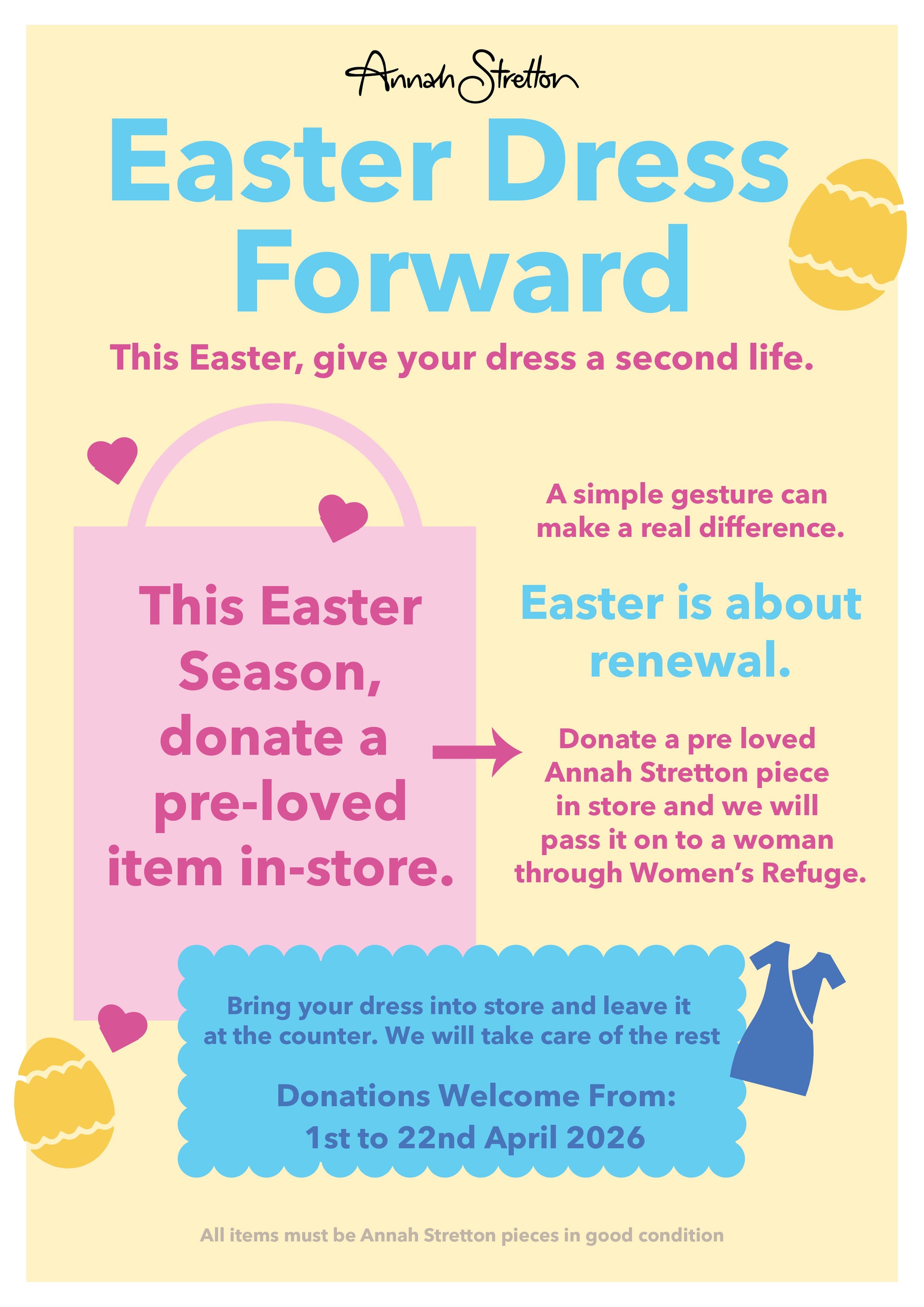 Annah Stretton Easter Dress Drive