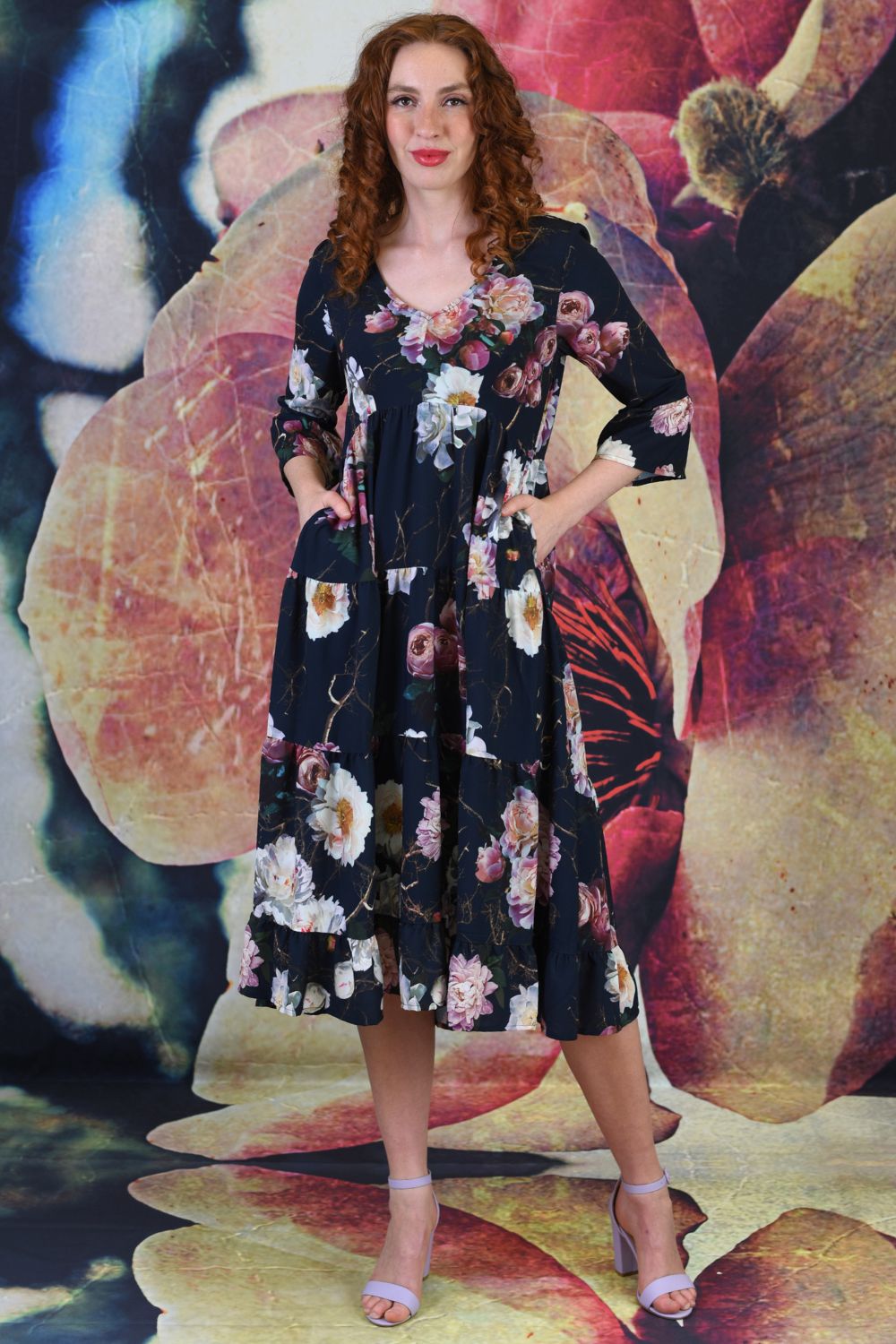 Magic Dress | Tiered Dresses NZ | Floral Dresses NZ | Annah Stretton